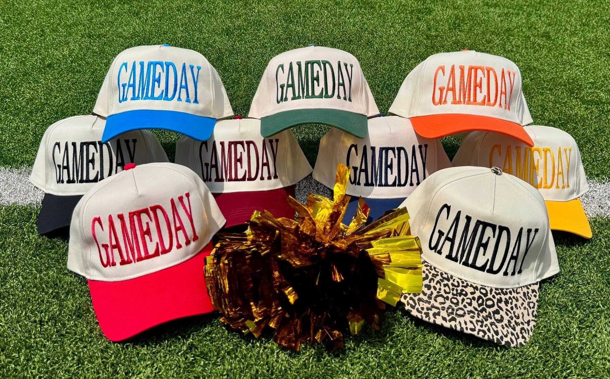 Gameday Embroidered Hats - EARLY JULY ETA – Gene + Jane Clothing